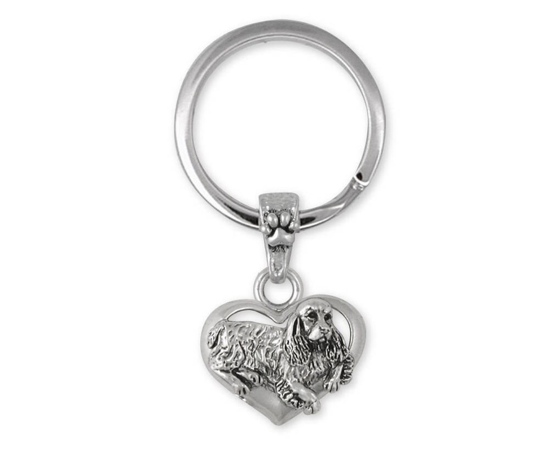 Springer Spaniel Jewelry Springer Spaniel Key Ring Jewelry Sterling ...