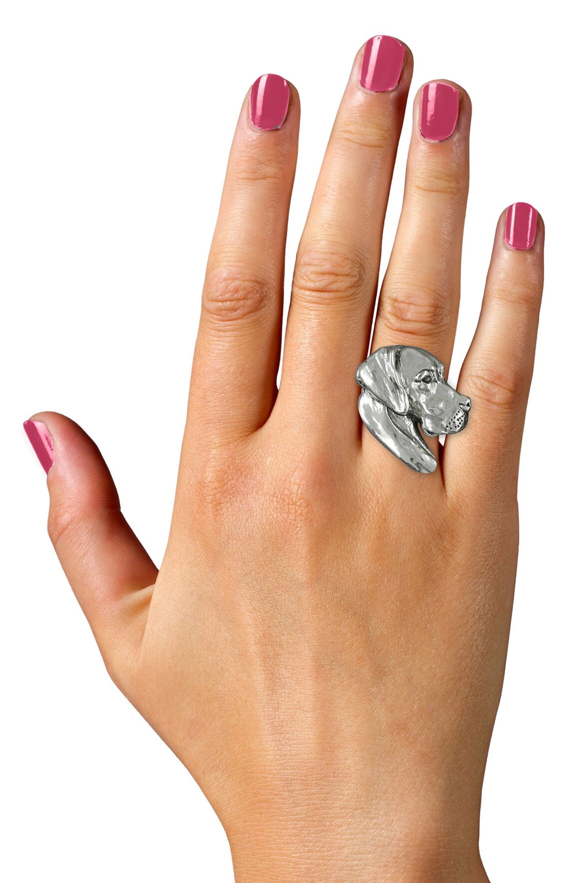 Great Dane Jewelry Sterling Silver Handmade Great Dane Ring - Etsy