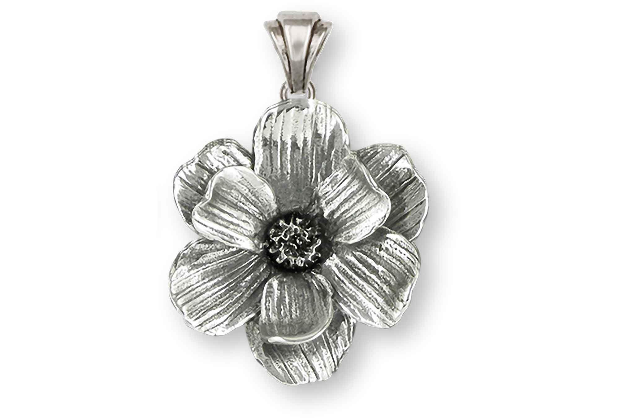Magnolia Jewelry Sterling Silver Handmade Magnolia Pendant MG6-P - Etsy