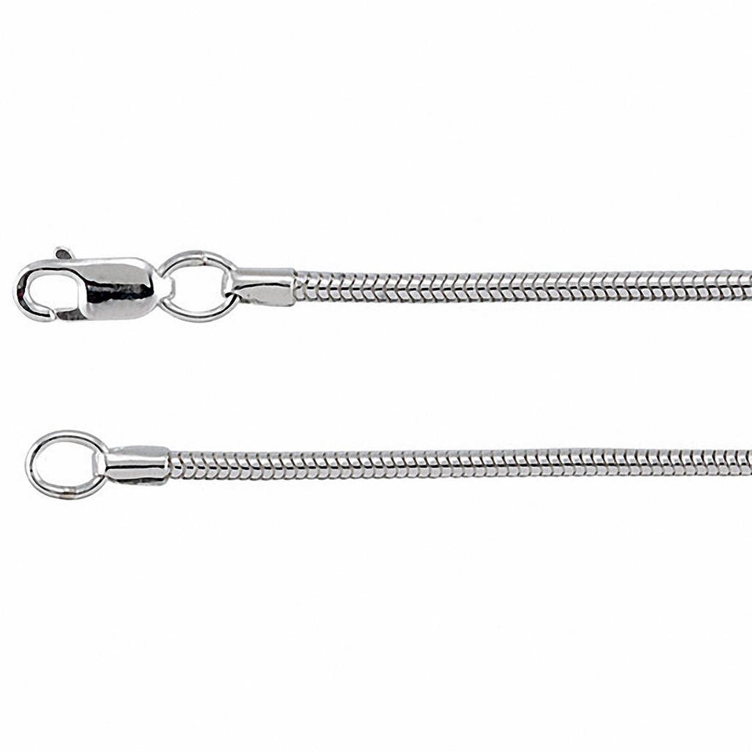 Sterling Silver Snake Chain, 20 Inches Long 1.6 Mm - CH873-18 - Etsy UK