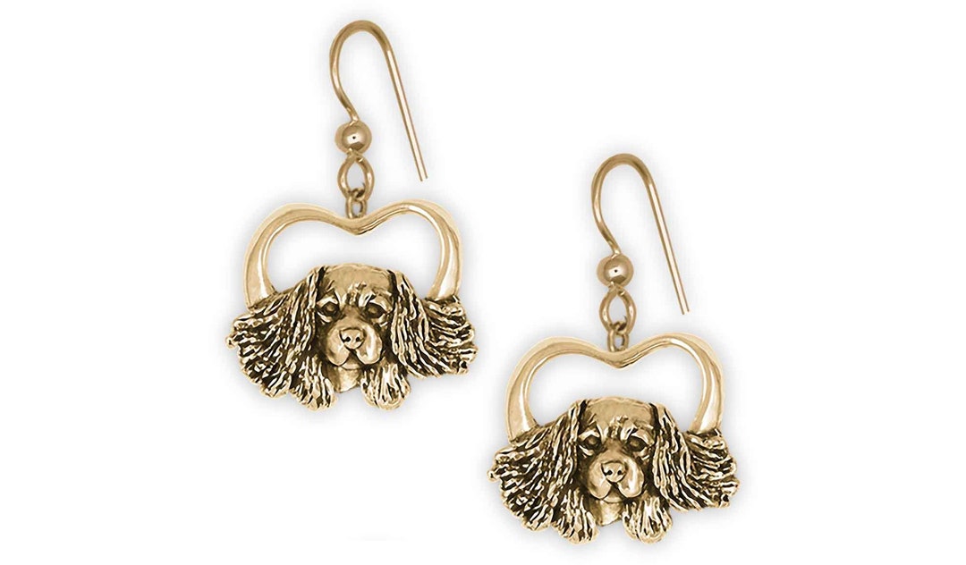 Cavalier King Charles Spaniel Jewelry 14k Gold Vermeil Handmade ...