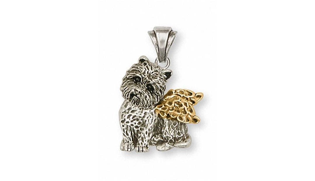 Westie Charm Westie Jewelry Westie Angel Pendant Jewelry Silver and ...
