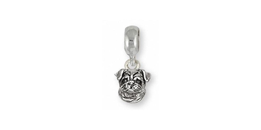 Pug Pandora Jewelry Sterling Silver Handmade Dog Charm Slide This Charm ...