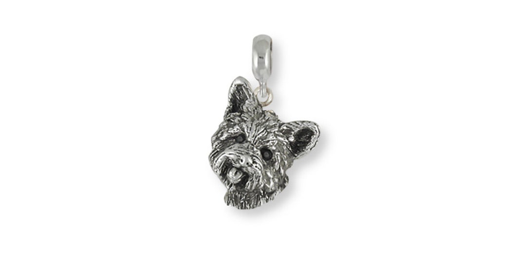 Yorkie Yorkshire Terrier Pandora Charm Slide Jewelry Sterling Silver ...