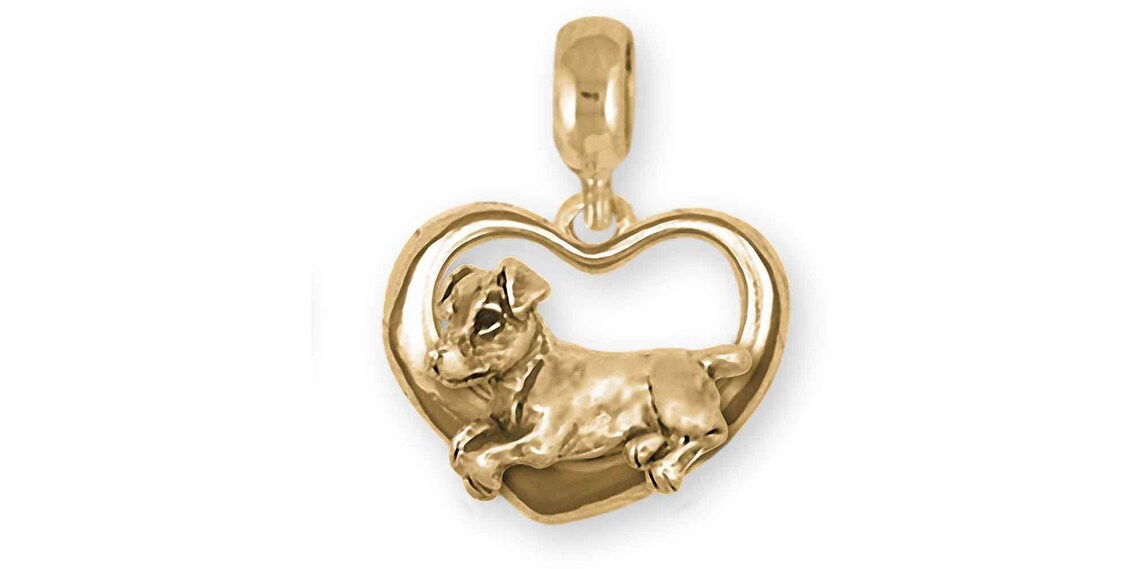Jack Russell Jewelry 14k Gold Handmade Jack Russell Terrier - Etsy