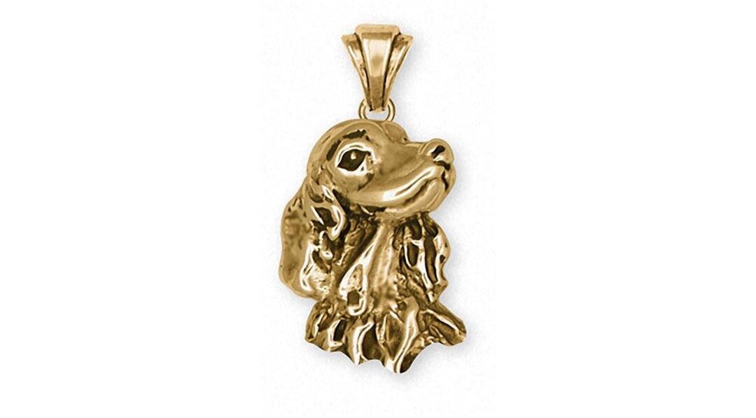 Irish Setter Jewelry Irish Setter Pendant Jewelry 14k Gold Handmade Dog ...