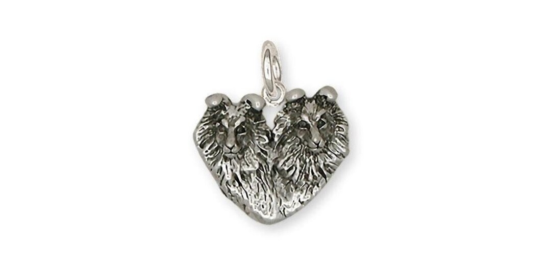 Sheltie Jewelry Sheltie Charm Jewelry Sterling Silver Handmade Sheltie ...