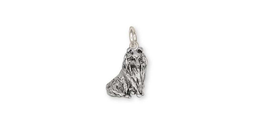 Sheltie Jewelry Sheltie Charm Jewelry Sterling Silver Handmade Sheltie ...