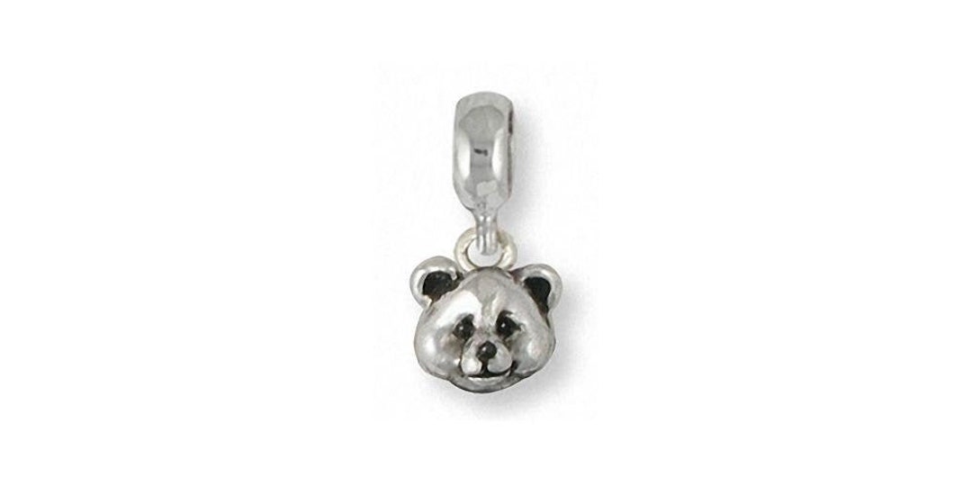Panda Bear Pandora Charm Jewelry Sterling Silver Handmade Panda Bear ...