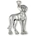 Great Dane Jewelry Sterling Silver Handmade Great Dane Pendant - Etsy