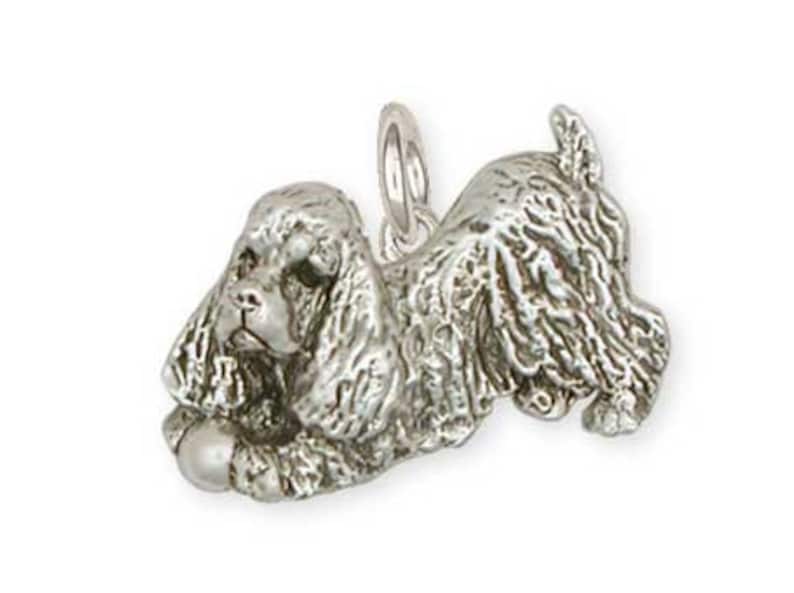 Cocker Spaniel Jewelry Sterling Silver Cocker Spaniel Charm | Etsy