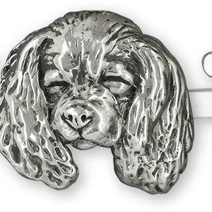 Cavalier King Charles Spaniel Jewelry Sterling Silver Handmade Sleeping ...
