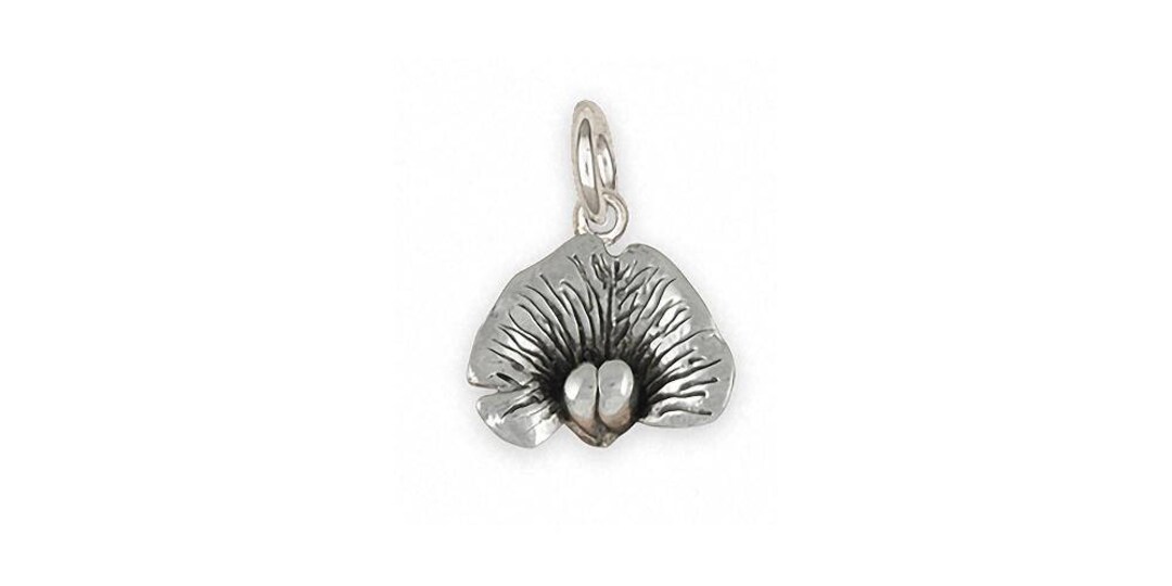 Sweet Pea Charm Jewelry Sterling Silver Handmade Flower Charm SWP2-C - Etsy