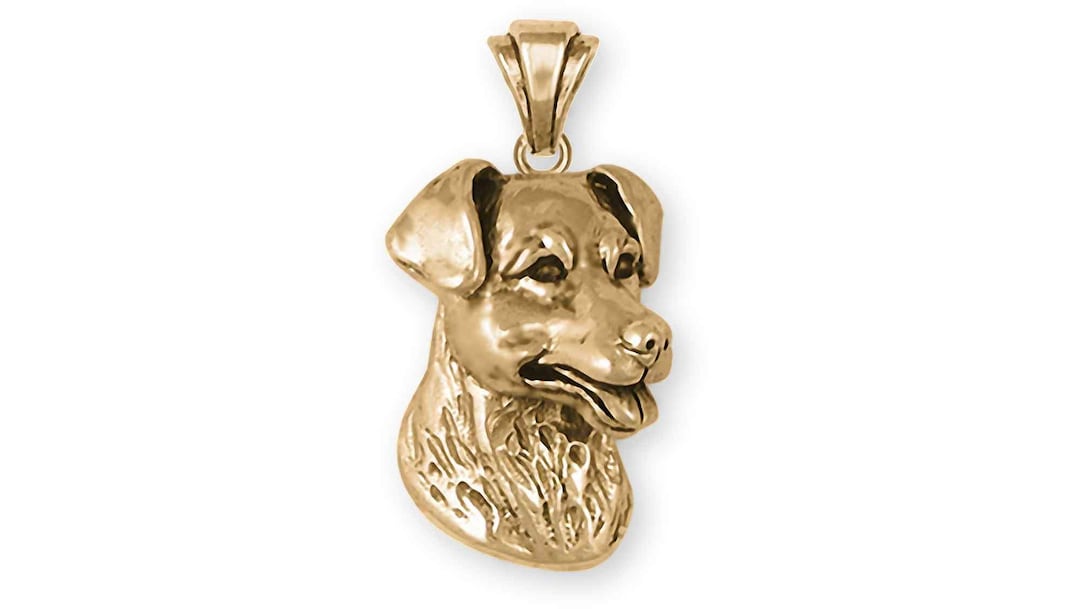 Jack Russell Jewelry 14k Gold Handmade Jack Russell Terrier Pendant J13 ...