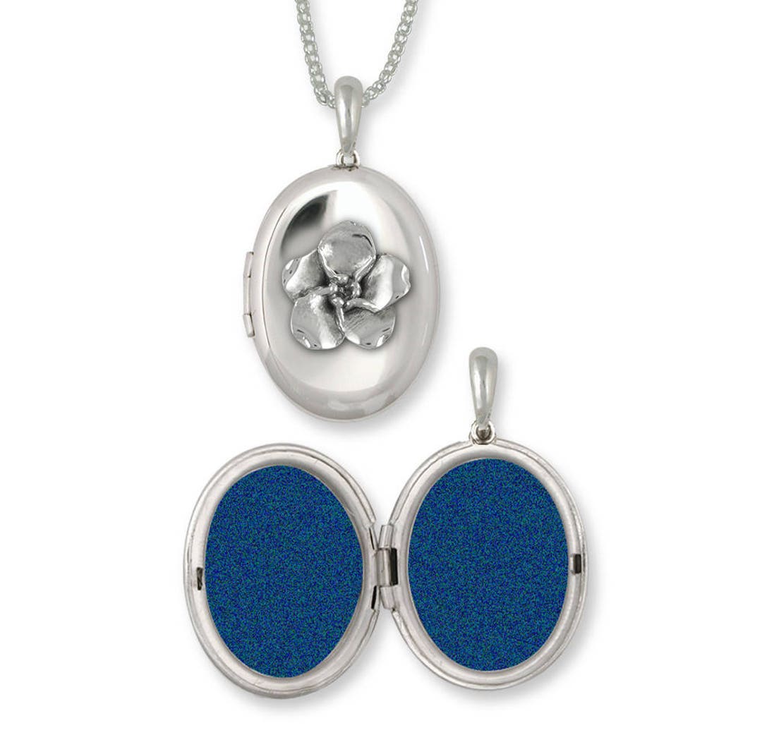 Forget Me Not Jewelry Forget Me Not Photo Locket Jewelry Sterling ...