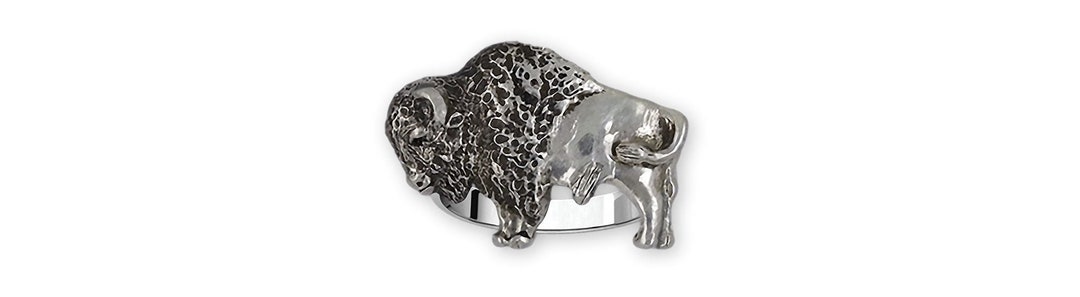 Bison Ring Sterling Silver Handmade Bison and Buffalo Jewelry UBS2-R - Etsy
