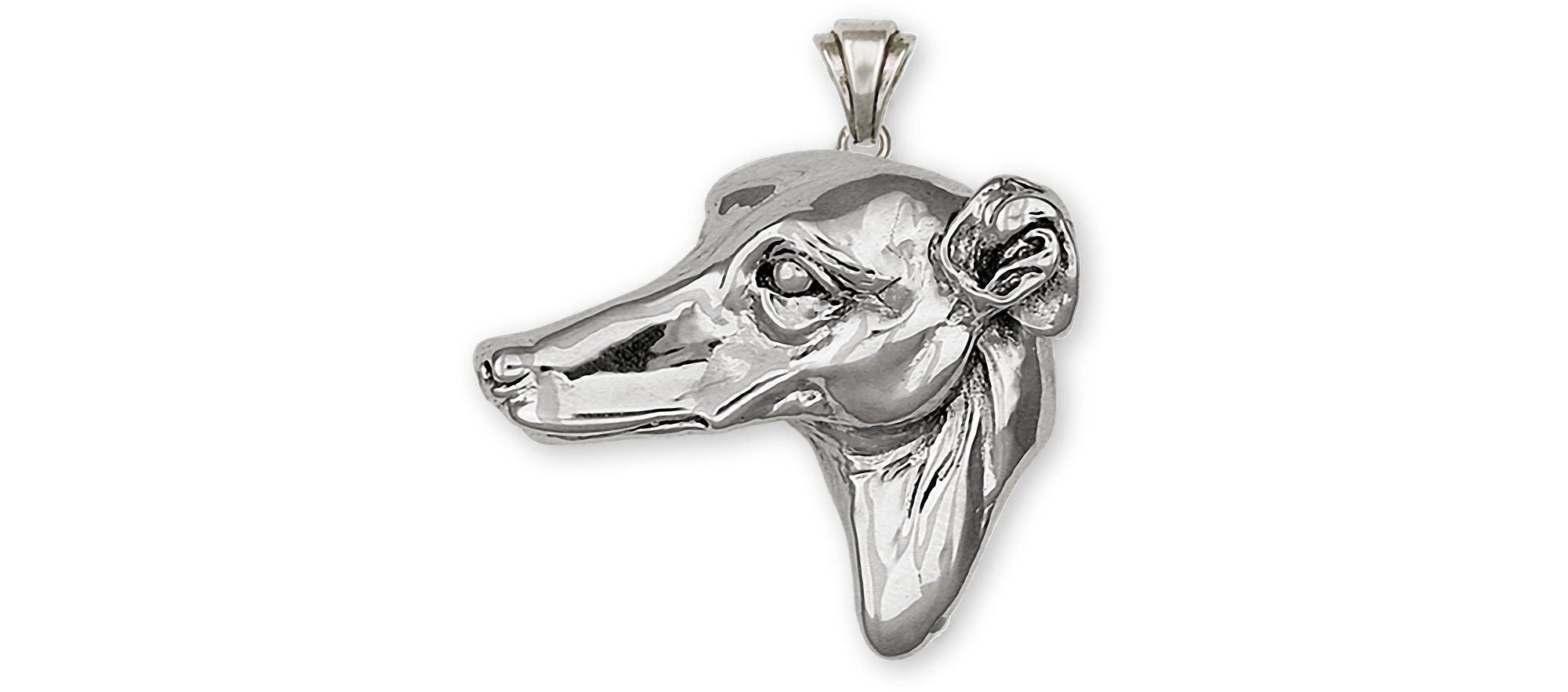 Greyhound Jewelry Sterling Silver Handmade Greyhound Pendant GH1-P ...