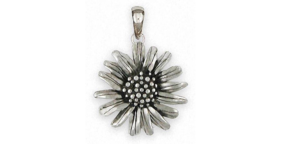 Daisy Jewelry Daisy Pendant Jewelry Sterling Silver Handmade Flower ...