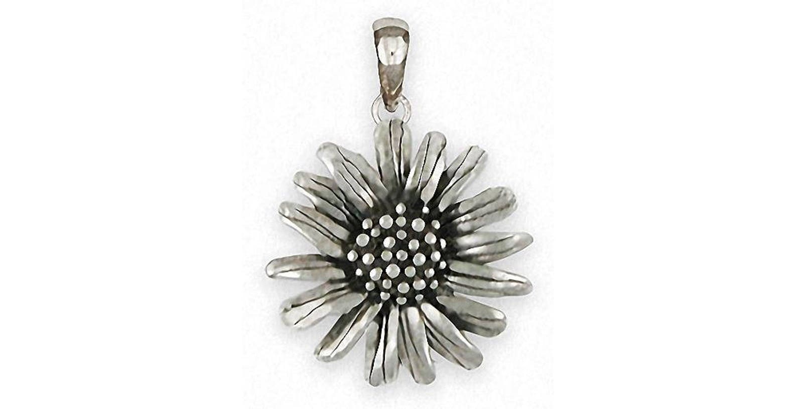 Daisy Jewelry Daisy Pendant Jewelry Sterling Silver Handmade Flower ...