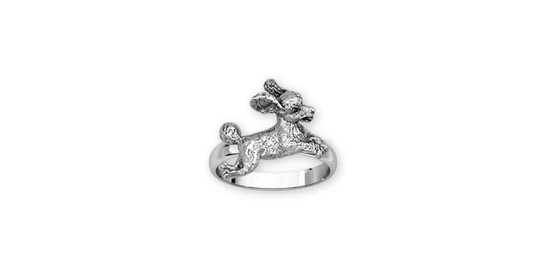 Poodle Jewelry Sterling Silver Handmade Poodle Ring PD232X-R - Etsy