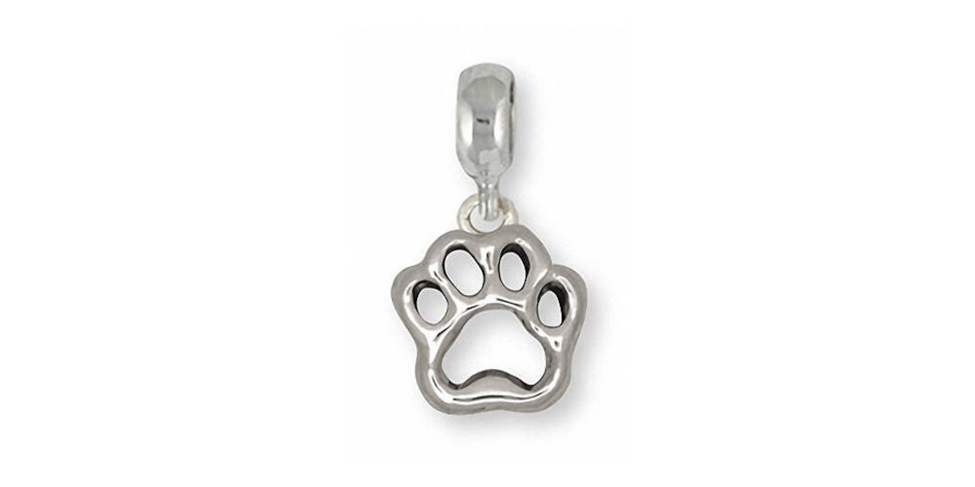 Dog Paw Pandora Jewelry Dog Paw Charm Slide Jewelry Sterling Silver ...