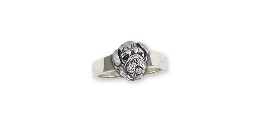 Bulldog Jewelry Bulldog Ring Jewelry Sterling Silver Handmade Dog Ring ...