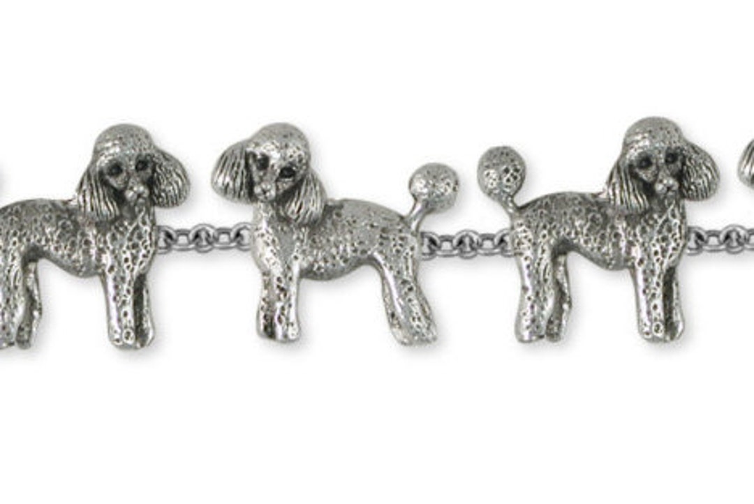 Poodle Jewelry Poodle Bracelet Handmade Sterling Silver Poodle Jewelry ...