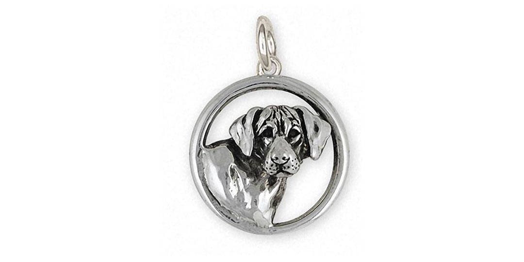Rhodesian Ridgeback Charm Jewelry Sterling Silver Handmade Dog Charm ...
