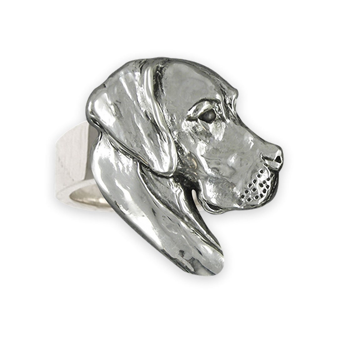 Great Dane Jewelry Sterling Silver Handmade Great Dane Ring GD15-R - Etsy