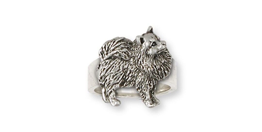 Pomeranian Jewelry Pomeranian Ring Handmade Sterling Silver Dog Jewelry ...