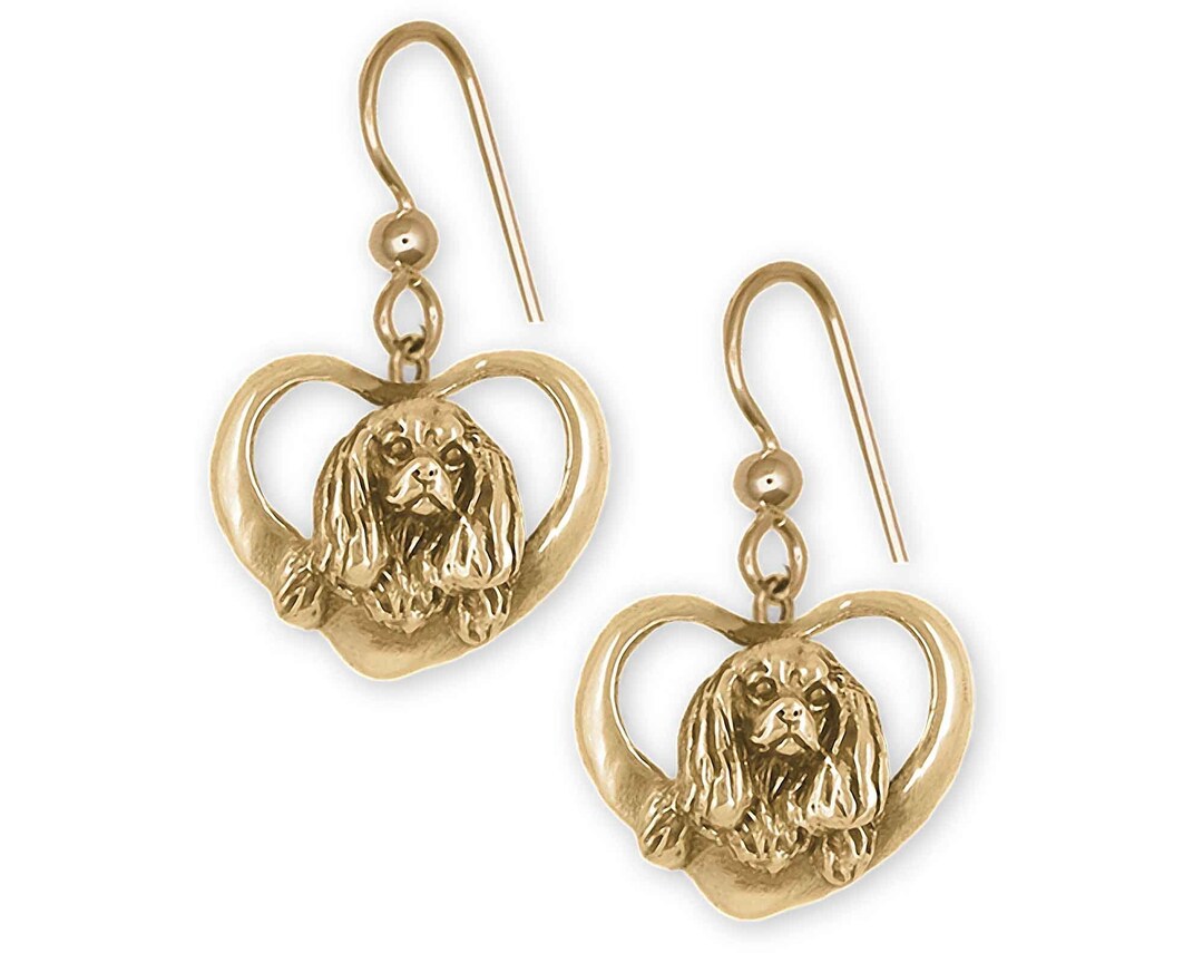 Cavalier King Charles Spaniel Jewelry 14k Gold Vermeil Handmade ...