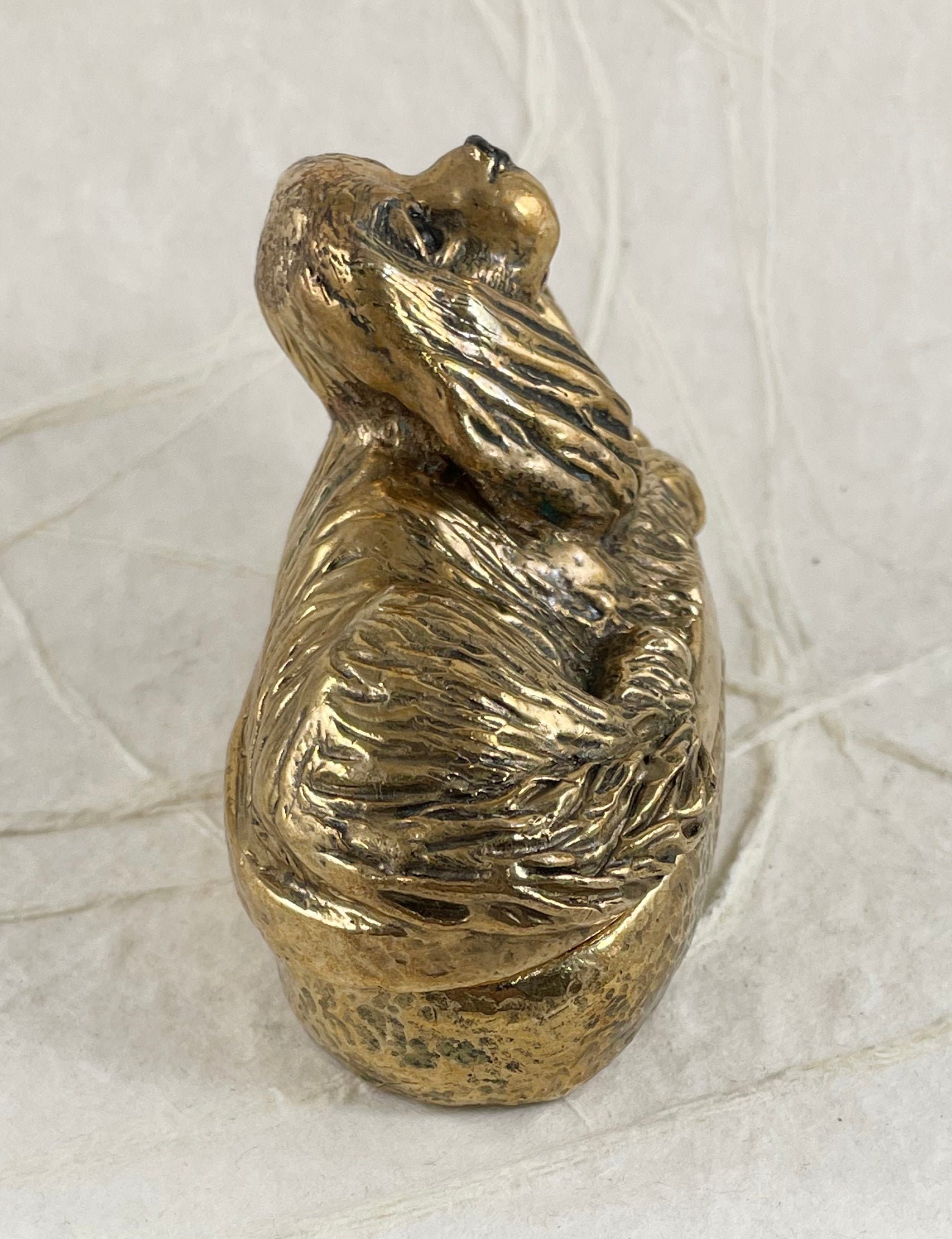 Cavalier King Charles Spaniel Figurine Yellow Bronze Handmade Cavalier ...