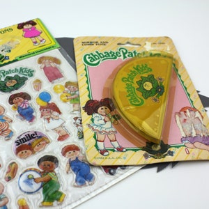 Vintage Cabbage Patch 80s Puffy Stickers & Comb Mirror Set / Cabbage ...