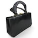 Black Faux Snakeskin Vintage Swan Gail Original Handled Purse - Etsy