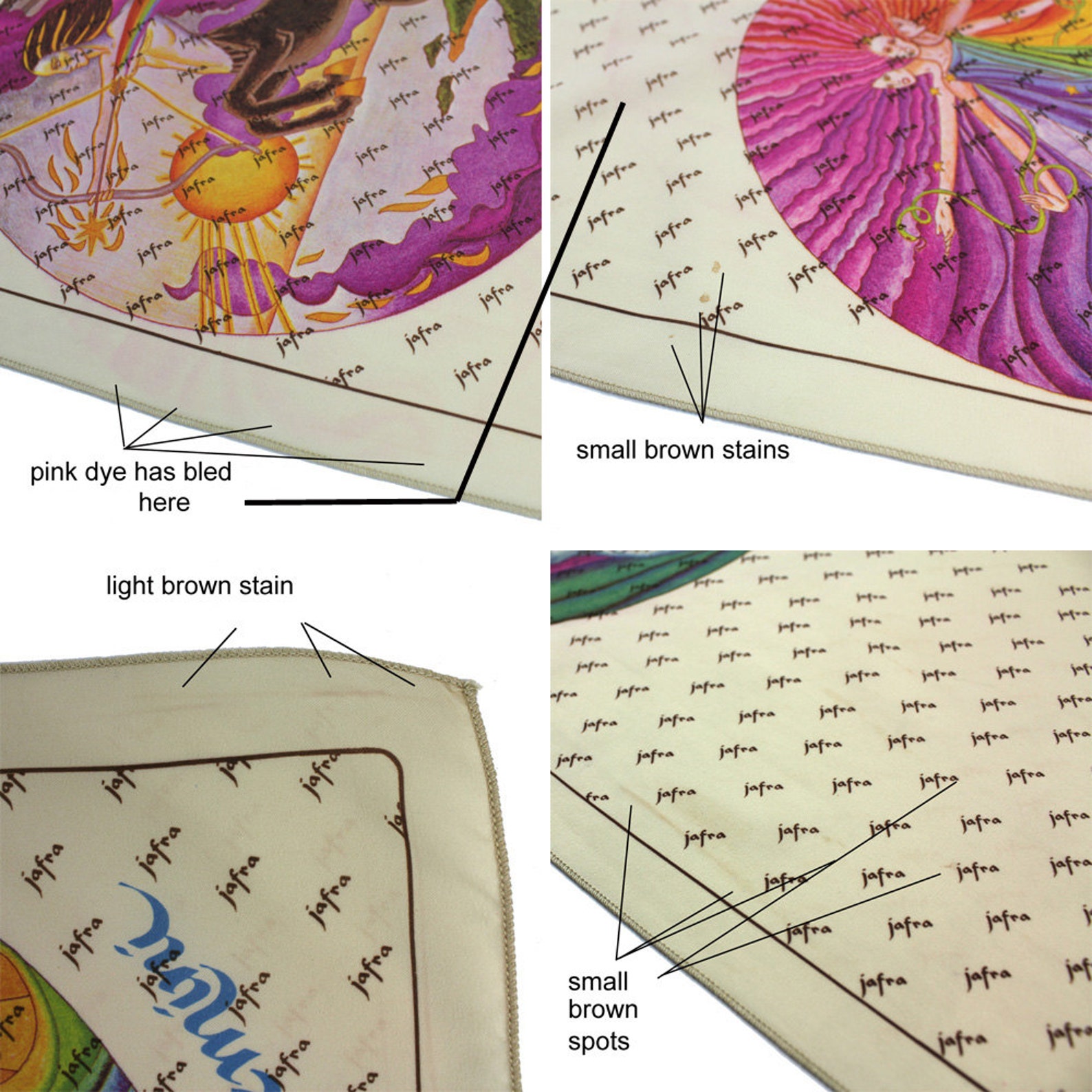 Jafra Astrology Horoscope Scarf Gemini Sagittarius Pisces - Etsy