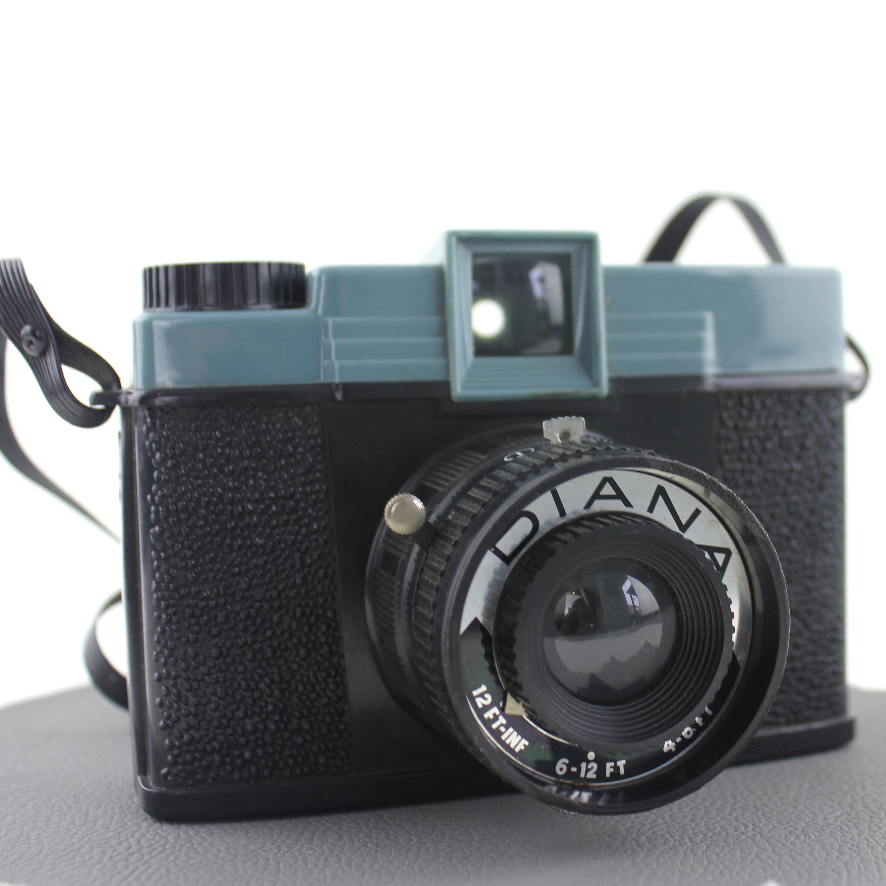 Vintage Diana Camera With Blue & Black Body / 120 Rollfilm and 35 Mm ...
