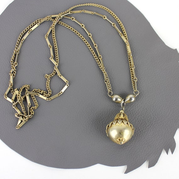 Moroccan Style Gold Brass Vintage Necklace - Etsy