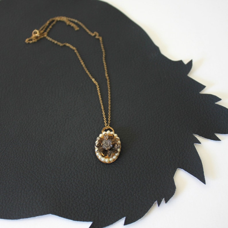 Precious Hazel Stone Gold Necklace - Etsy