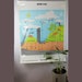 Water Cycle Scientific Classroom Illustration Poster Chart Wall Hanging ...