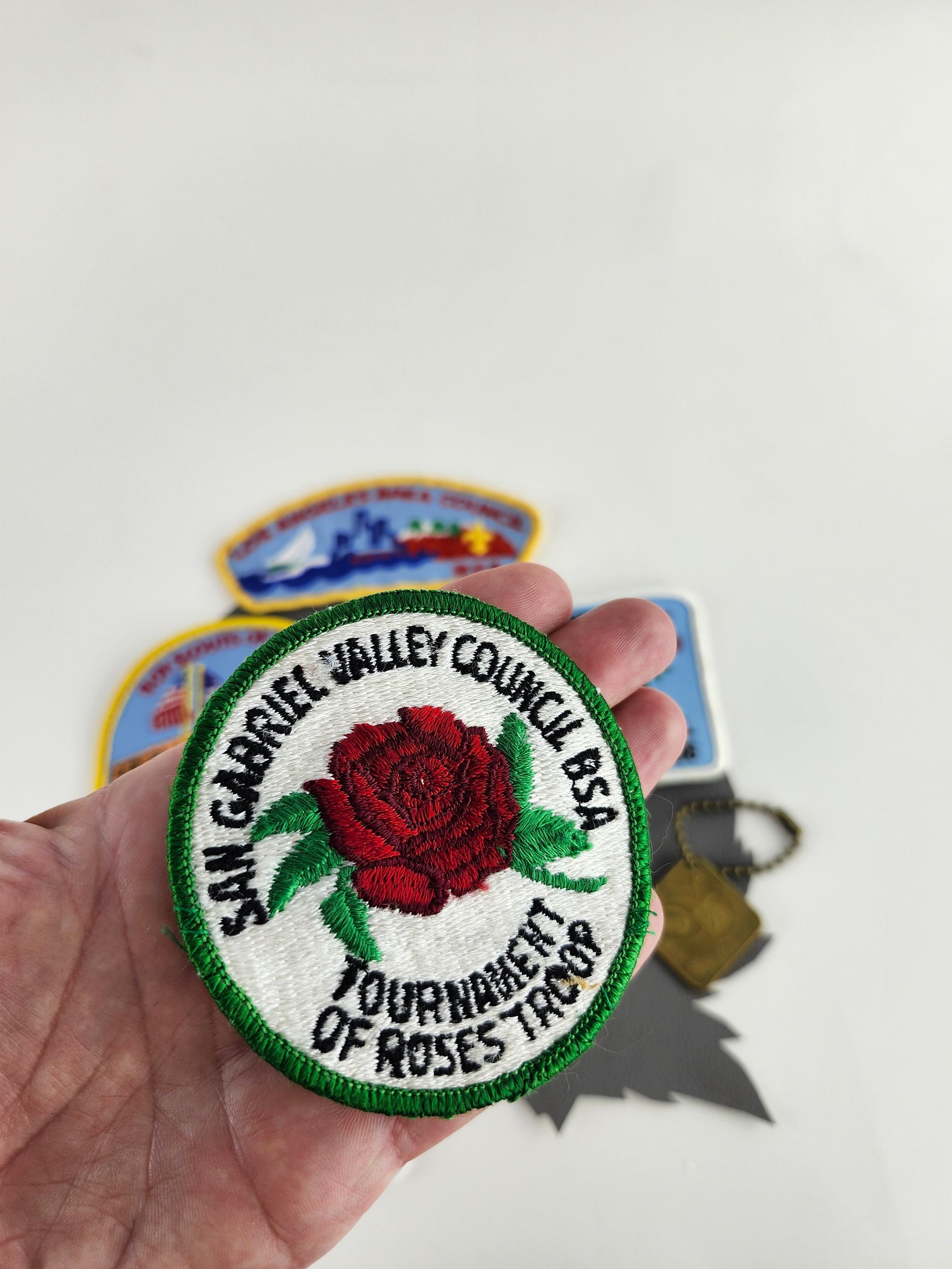 Boy Scout Badges Iron on Patches Vintage 1980s Tournament of Roses ...