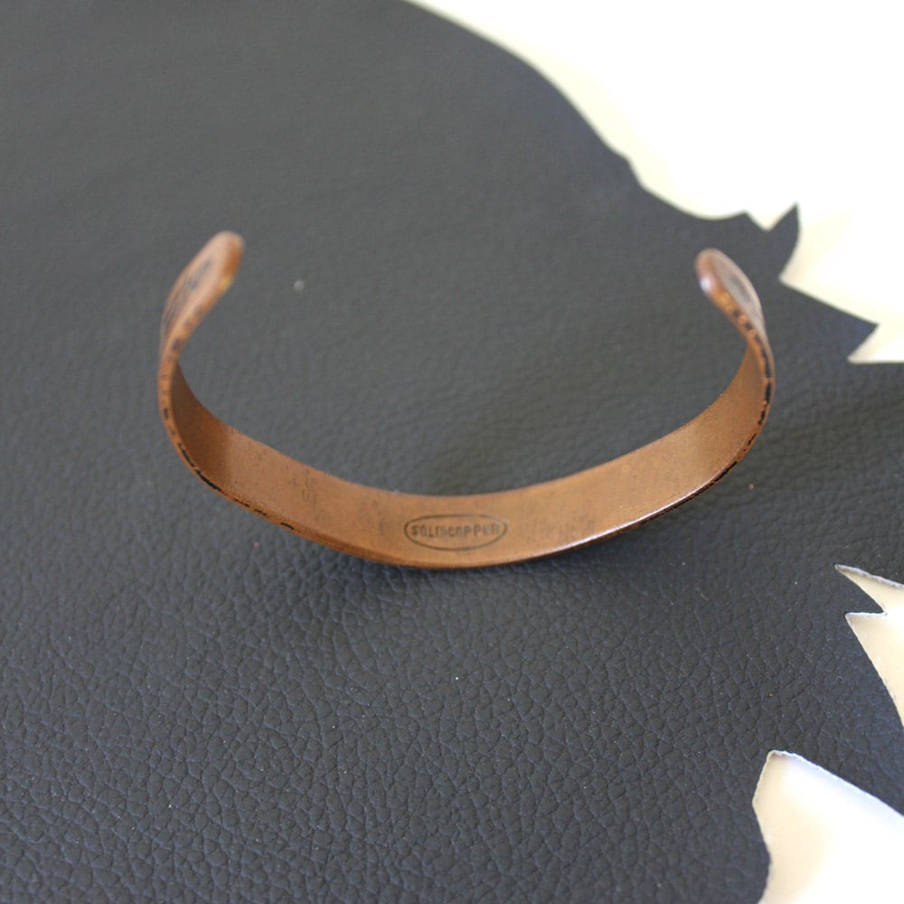 Native Amercian Copper Bracelet Cuff - Etsy