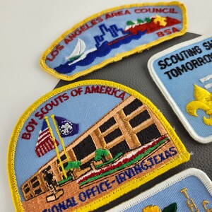 Boy Scout Badges Iron on Patches Vintage 1980s Tournament of Roses ...
