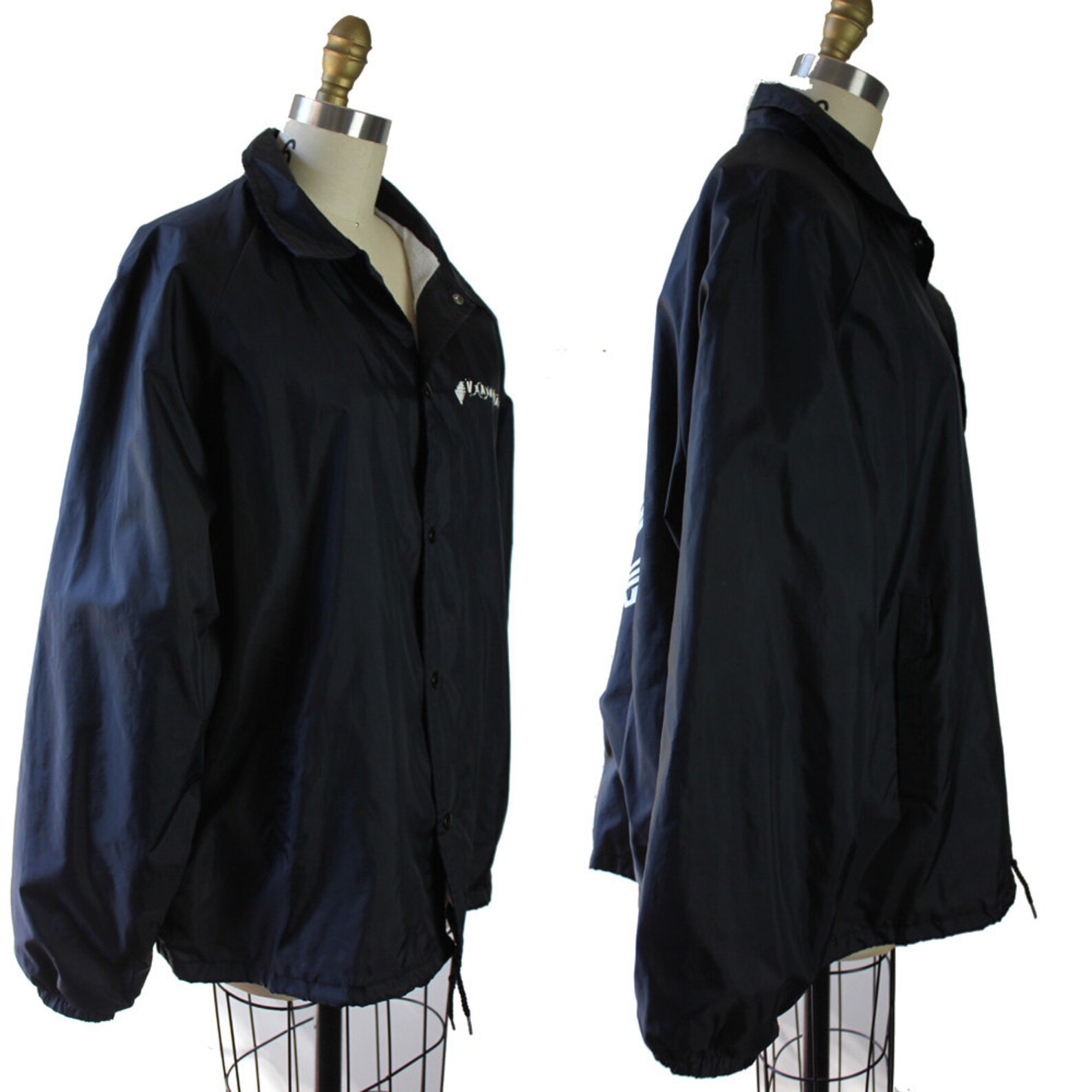 Vintage Vandals Navy & White Windbreaker Jacket Size Extra Large - Etsy