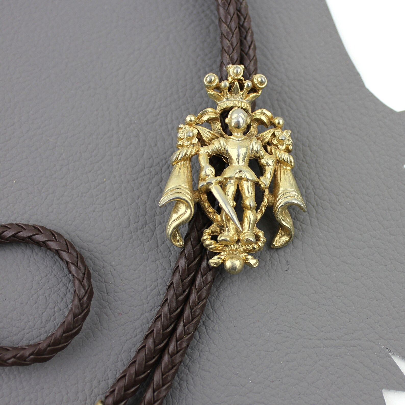 Vintage Medieval Warrior Bolo Tie / Medieval Armor / Roman - Etsy