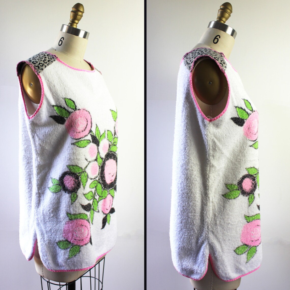 Terry Cloth Womens Poppy Flower Poolside Beach Cover Up - Etsy Israel