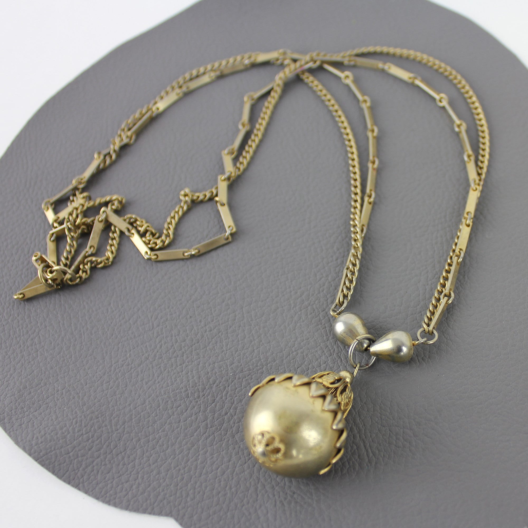 Moroccan Style Gold Brass Vintage Necklace - Etsy