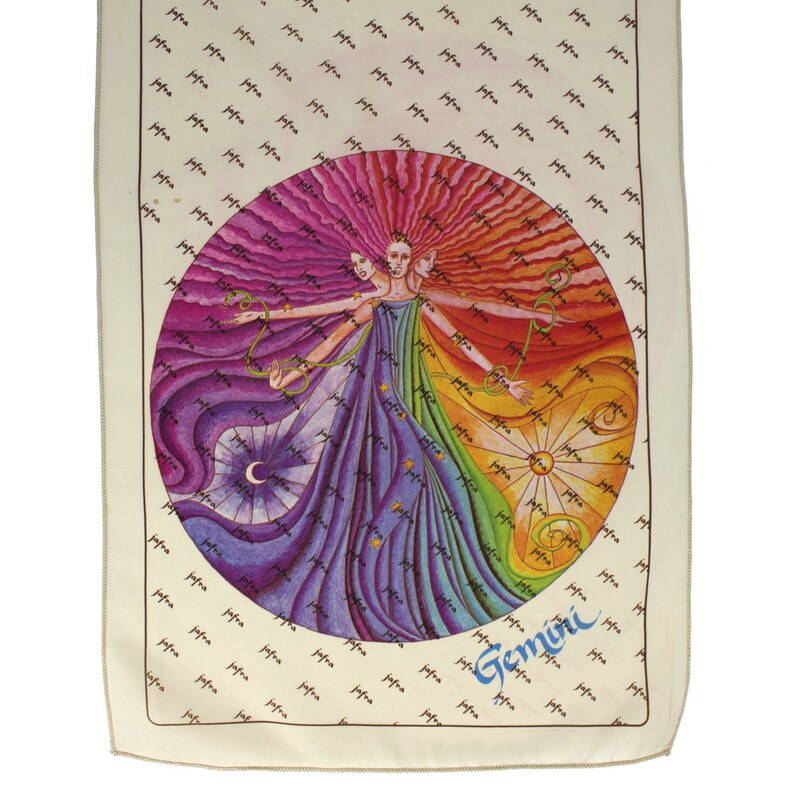 Jafra Astrology Horoscope Scarf Gemini Sagittarius Pisces - Etsy