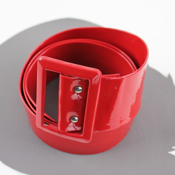 Patent Leather Belt - Etsy