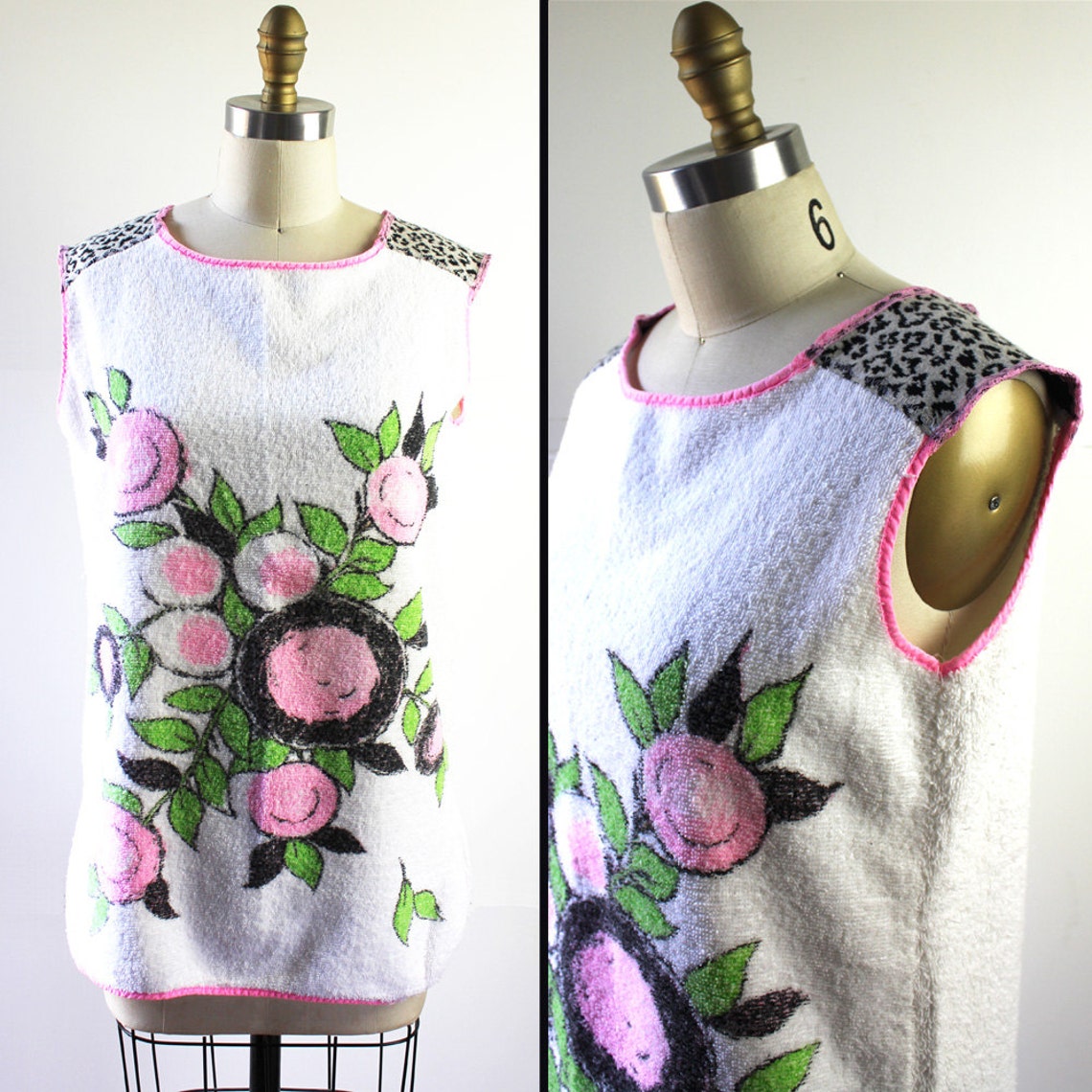 Terry Cloth Womens Poppy Flower Poolside Beach Cover Up - Etsy Israel