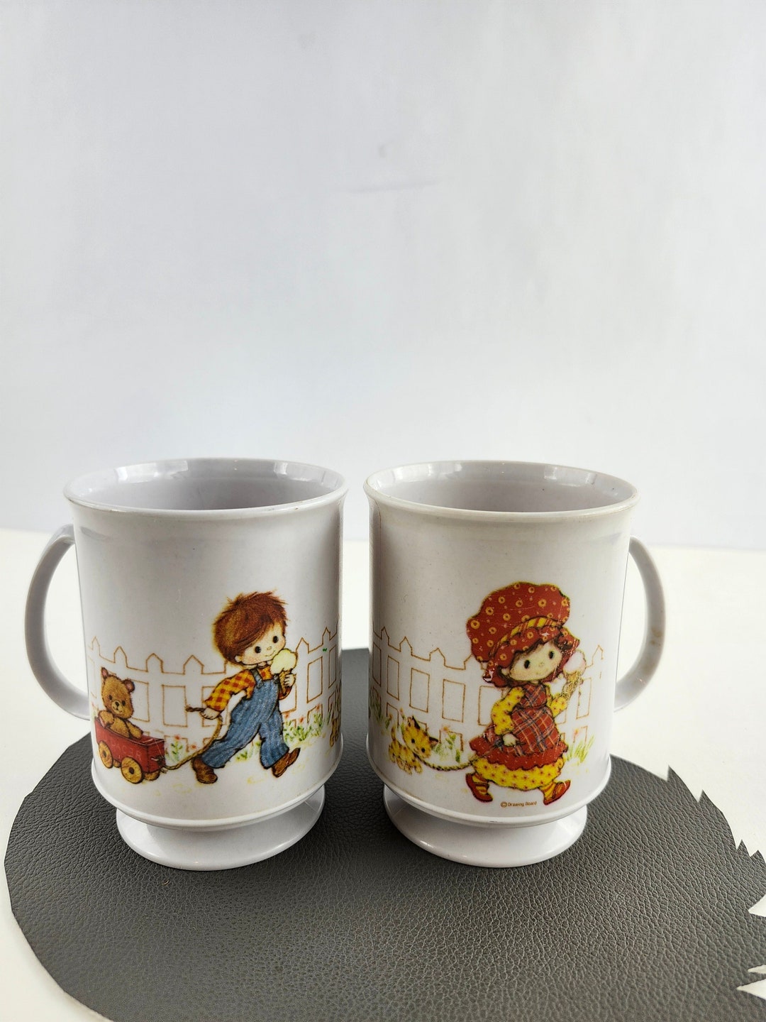 Vintage Holly Hobbie and Robby Plastic Mugs Set of 2 Collectible ...